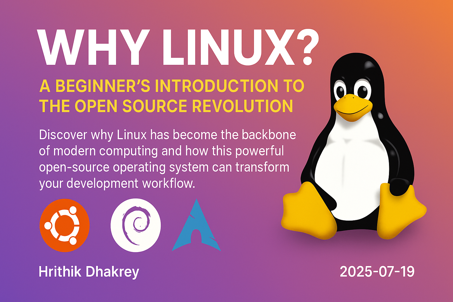 Why Linux? A Beginner's Introduction to the Open Source Revolution ...